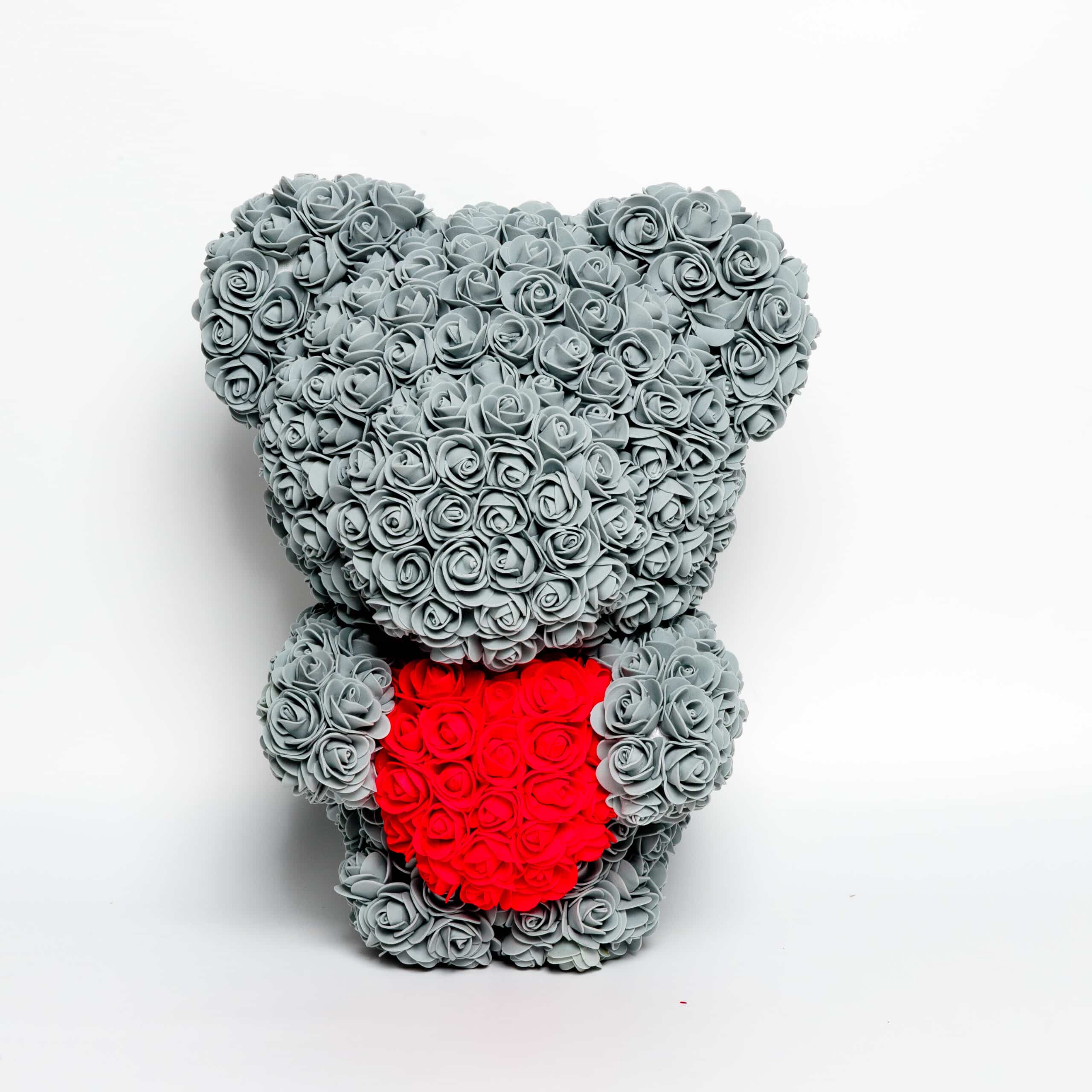 Lover 35cm Stand Bear-Grey - sweetie-roses - China Most Experience ...
